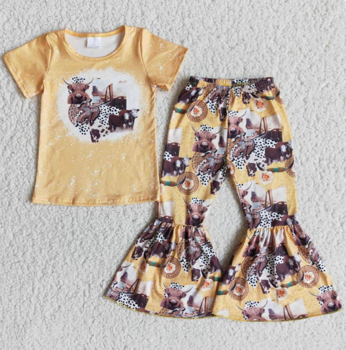 Yellow Highlander Set – Rhinestones n Rodeo