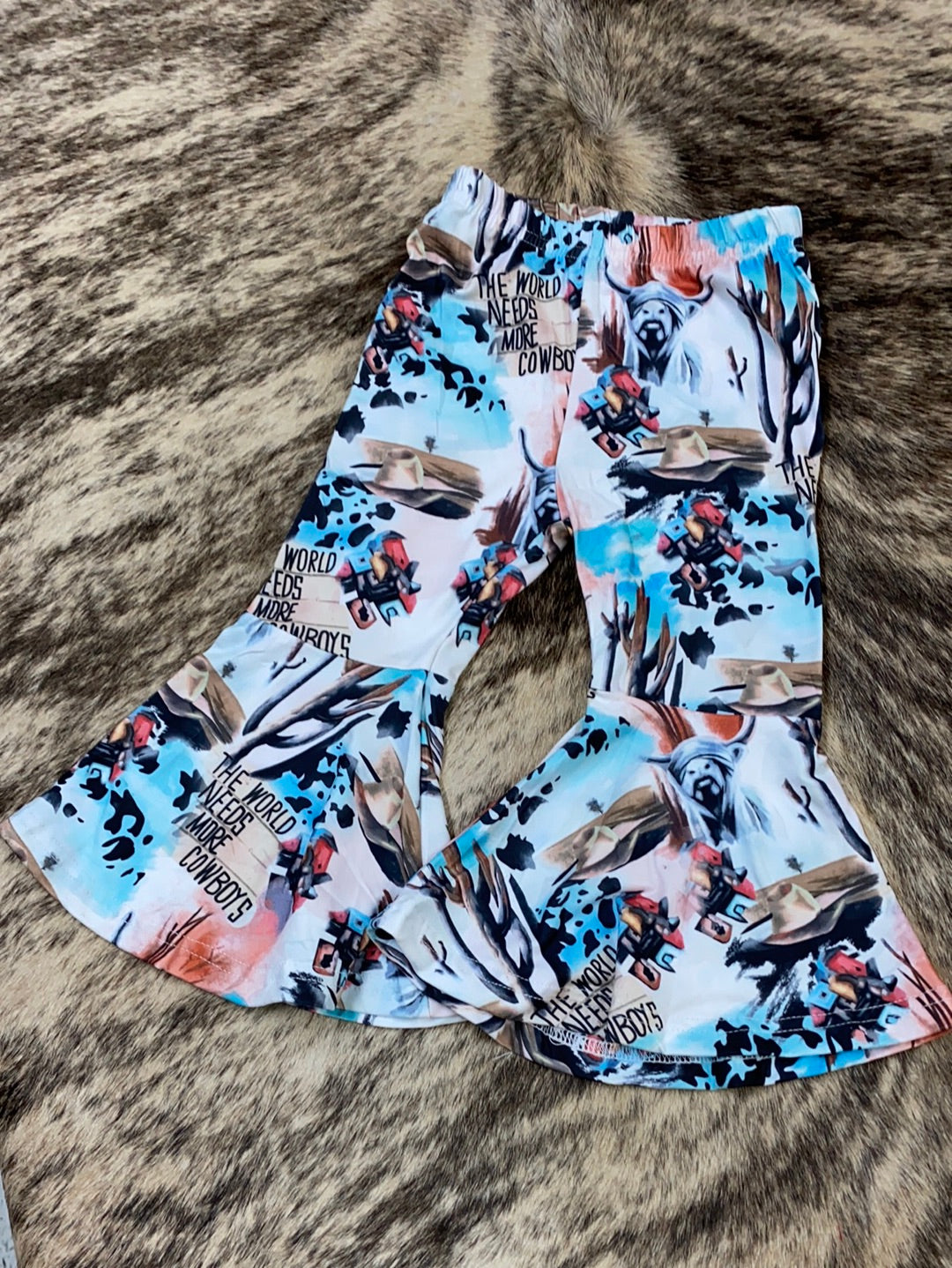 More Cowboys Bell Pants – Rhinestones n Rodeo